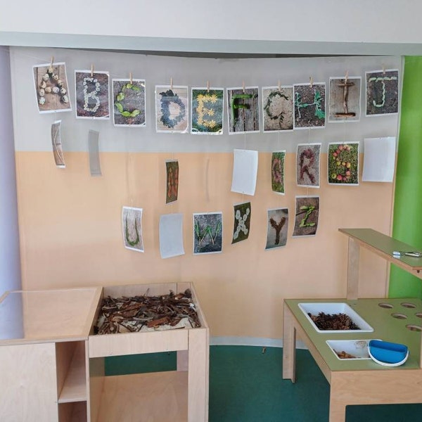 Nature Alphabet Cards Printable Digital Download Natural Early Years ...