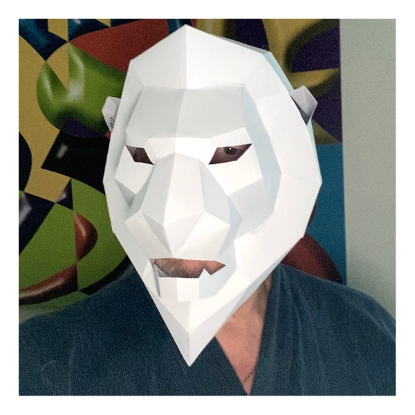 Maleficent Paper Mask PDF Template, Evil Queen Head Dress, Printable 3d ...