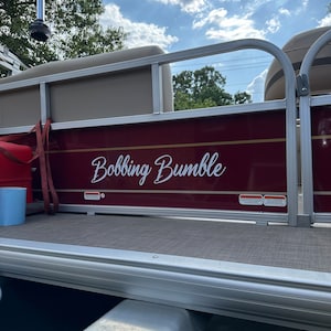 Boat Vinyl Decal Stickers Personalized Boat Decal Custom Boat Decals ...