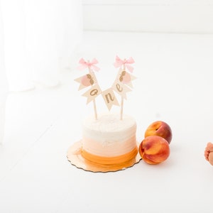 Sweet as a Peach Cake Topper. Peach 1st Birthday Cake Topper. One Sweet ...