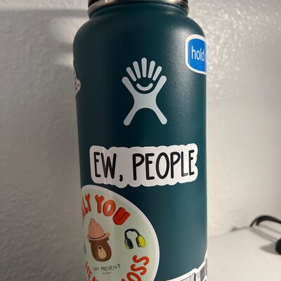 Ew People Sticker, Funny Sticker, Ew People Laptop Decals, Tumbler ...