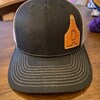 Best Dad Ever Snapback Hat Fathers Day Cap Faux Leather Patch Flat Bill ...