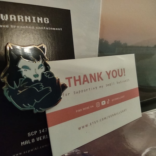 Mal0 SCP - 1471 Hard Enamel Gold Pin - Etsy