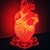 Human Heart 3D Printed Accent Lamp, Anatomical, Table Lamp, Novelty ...