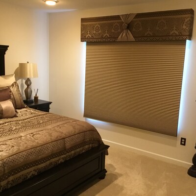 Greek Key Valance Cornice Board Pelmet Box Window Treatment in Black ...