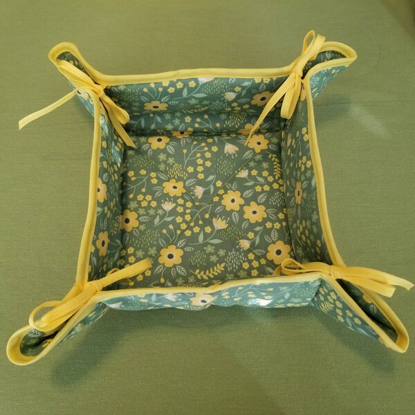 Fabric Bread Basket/casserole Cozy Handmade - Etsy