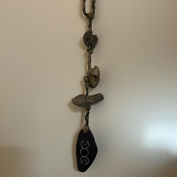 Scottish Hanging Hag Stones | Lucky Hagstones | Door, Window Protection ...