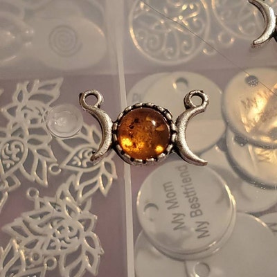 AMBER Natural Baltic Amber ONE 8mm Round Cabochon Sopot Poland - Etsy