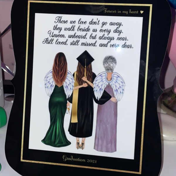 Personalized Graduation Memorial Gift, Graduation Remembrance Gift ...