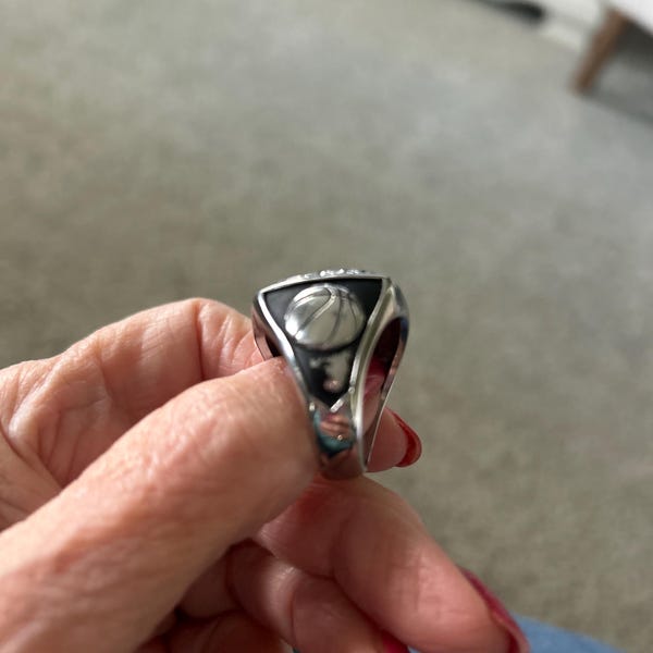 Personalized XL Trophy Championship Ring - MVP Ring, Coach's Ring, Hall ...