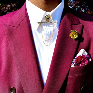 Jesus Lapel Pin Jesus on the Cross Jacket Chain Brooch - Etsy