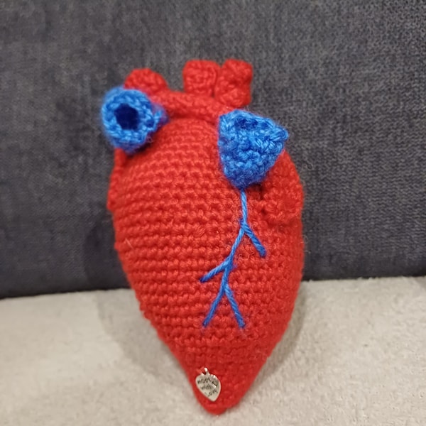 Crochet Pattern Anatomical Heart, Amigurumi Human Heart - Etsy