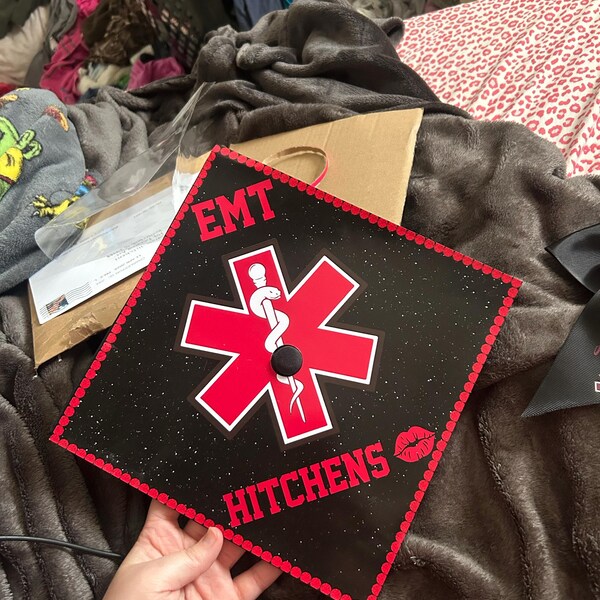 Social Worker Graduation Cap Topper, Advocate Support Empower Printed ...