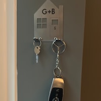 Personalised New Home Couples Key Holder - Etsy