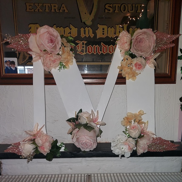 Extra Large Mdf Letters. 20cm, 30cm, 40cm, 50cm, Personalised, Cursive ...