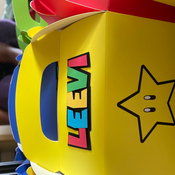 Mario Inspired Custom Name Tags - Etsy