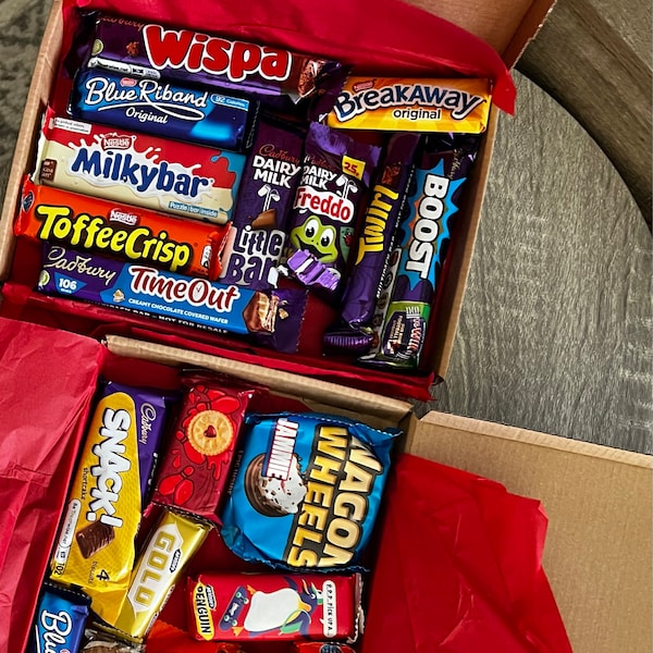 Personalised British Classics Snack Box, British Treat Box, British ...