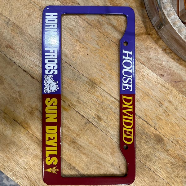 House Divided License Plate Frame - Etsy