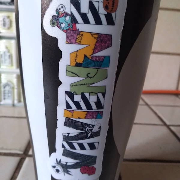 Vinyl Decal Alice in Wonderland, Holographic Layered Sticker, Magical ...