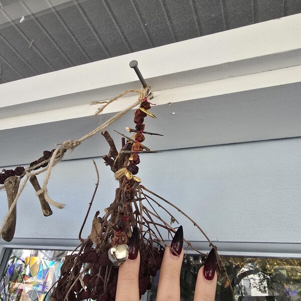 ROWAN & BLACKTHORNS Witches Ladder, Protection, Abundance, Home Warding ...
