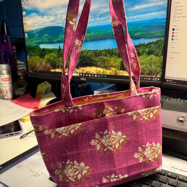 DIY Mini + Small Tote Sewing Kit Bundle (bag | Purse | Caddy | Handbag ...