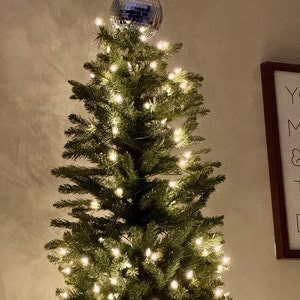 Disco Ball Christmas Tree Topper - Etsy