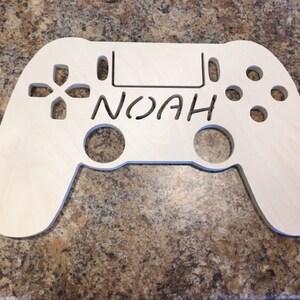 Game Controller Name Sign for Kids Video Game Décor Boys Room Name Sign ...