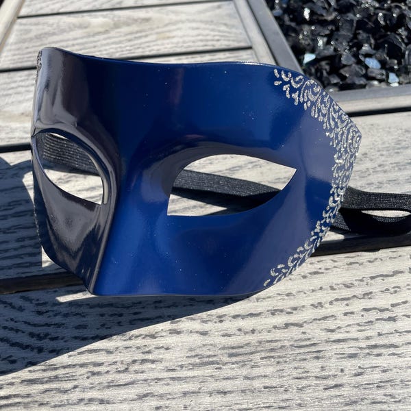 Elegant Mens Masquerade Mask, Custom Mens Venetian Mask, Black Tie ...