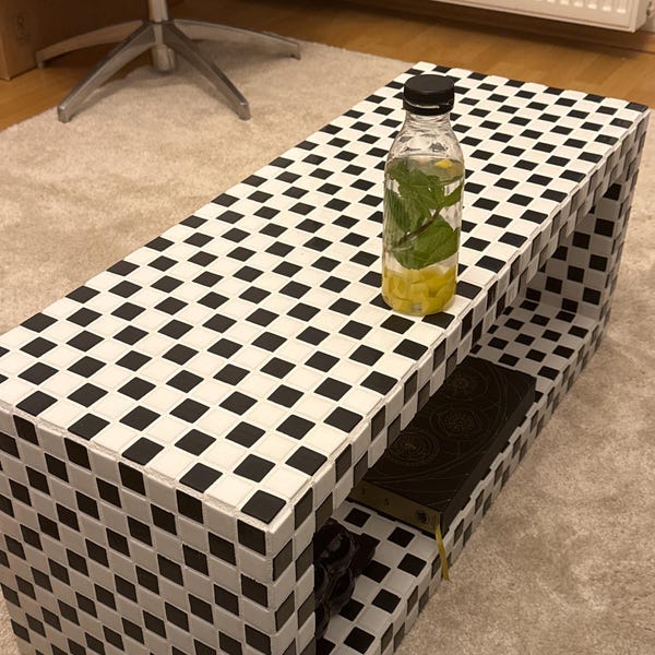 Tile Shelf, Handmade Tile Cube, Designer Furniture, Coffee Table - Etsy