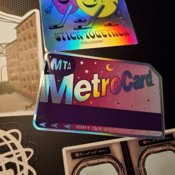 Metrocard Art, New York Sticker, New York City Gifts, New York City ...