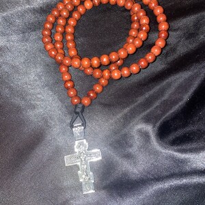 Black Eastern Orthodox Prayer Rope Chotki, 33 Count Barrel Knots. 550 ...