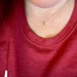 Orthodox Cross Greek Serbian Russian Christening 14K Yellow Gold Medium ...