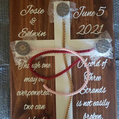 Cord of Three Strands Sign, Wedding Sign, Unity Braids® Sign, Unity ...
