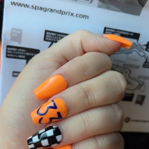 Ultimate F1 Inspired Nails - Etsy