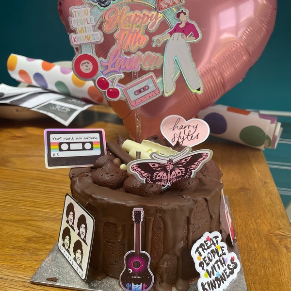 Harry Styles Inspired Cake Topper , Harry Styles Inspired Cake ...