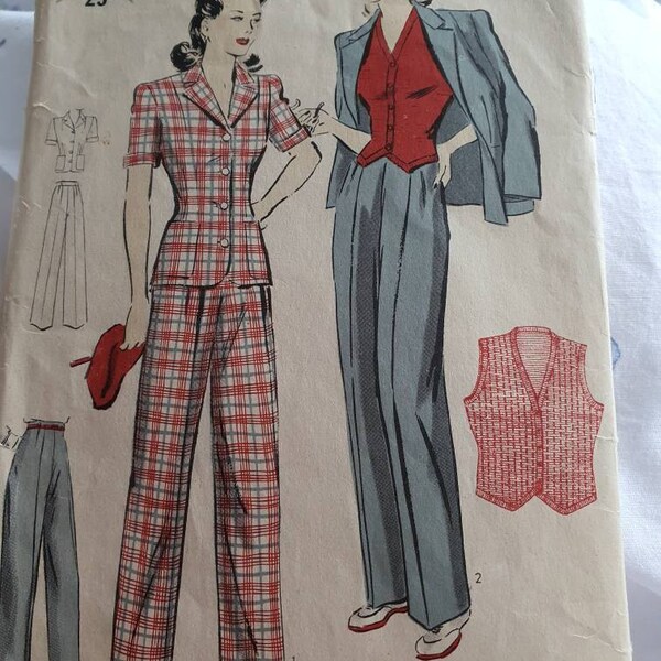Vintage 1960s Pattern –mens Nehru Jacket, Chest 36" Simplicity 7926 - Etsy