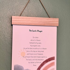 Christian Nursery Wall Decor, Set of 6 Bible Verse Wall Art, Nursery ...