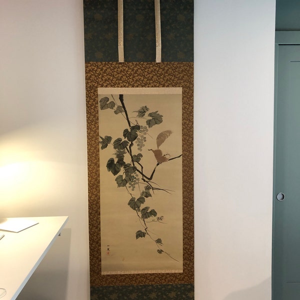Antique Hanging Scroll,ink Wash Landscape,beautiful Landscape Painting ...