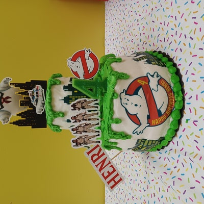 GHOSTBUSTERS CAKE TOPPER Birthday Baby Shower Centerpiece I Ain't ...