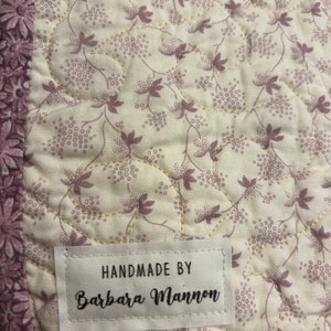 Fabric Name Tags, 30x Cotton Name Labels, Two Line Personalization ...