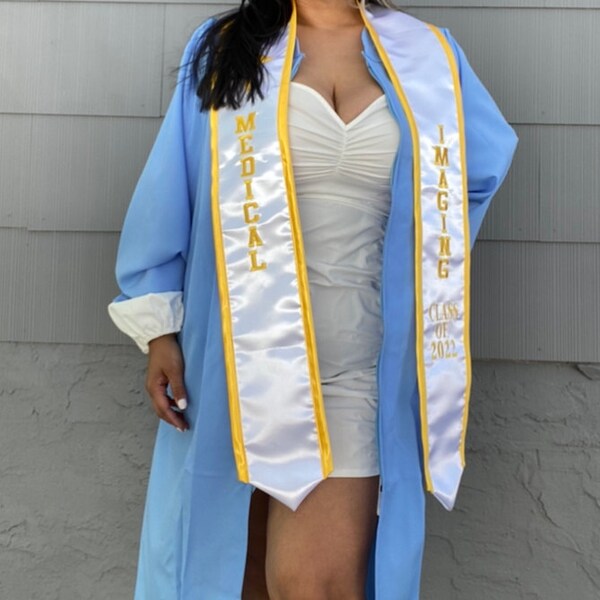 Buy A Custom Stole Logo Included, a Colleg Stole a Stole With Logo, A ...