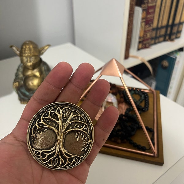 Bronze Tree of Life Medallion, Tree of Life Locket, Bronze Charm ...