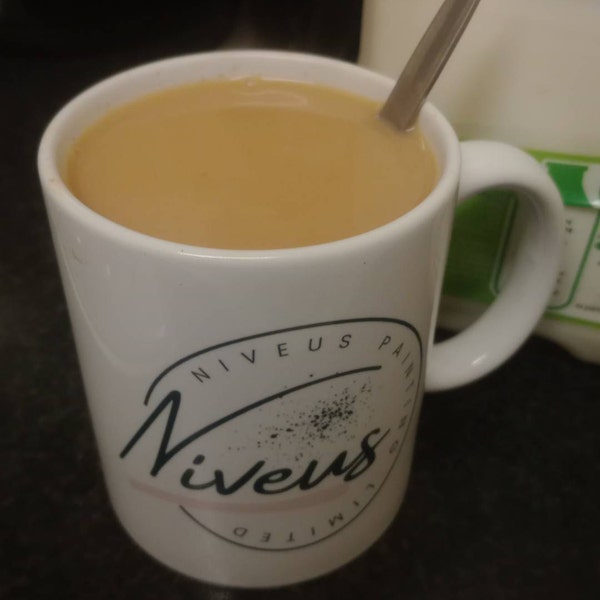 50 X Printed Custom Branded Business Logo Mugs Cups Merchandise ...