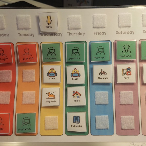 Childrens Weekly Planner Printable, Kids Planner Digital Download ...