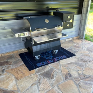 Personalized BBQ Grill Mat With Your Photo, Non-slip Custom Dad Gift on ...