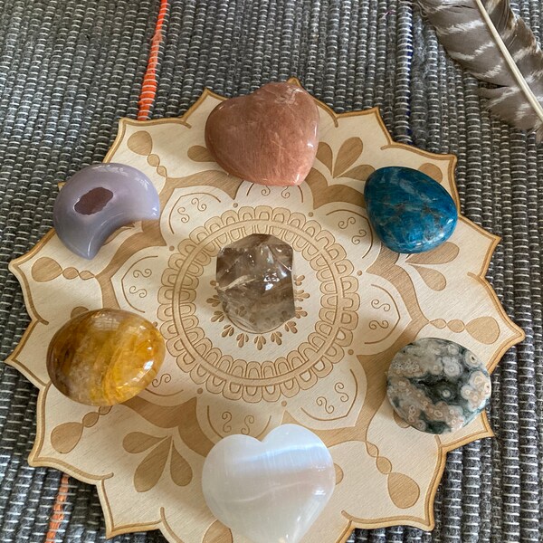 Mandala Crystal Grid #18 - Altar Decoration - Etsy