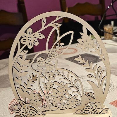 Rose Box Laser Cut Gift Box Envelope Home Décor Decorative Wedding Card ...