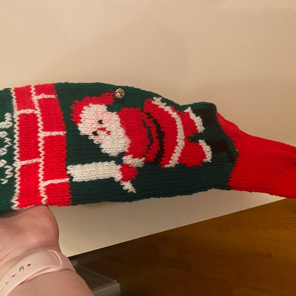 Santa Hanging Stockings Stocking Knitting Pattern - Etsy