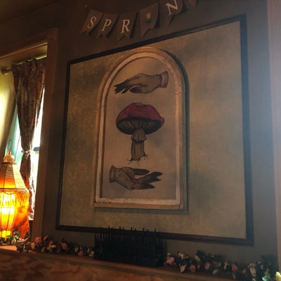 White Rabbit Wall Art 14 X 22 Arch Window - Etsy