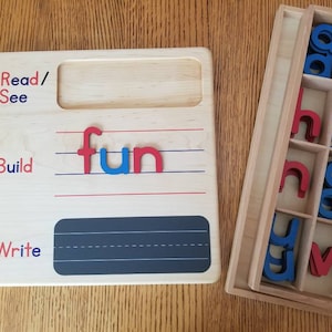Read Build Write Board Spelling Board Writing Board CVC Word Building ...